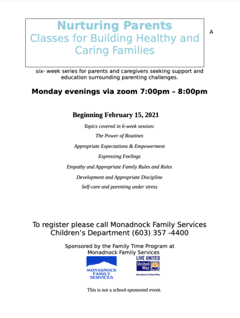 Nurturing Parents - Classes for Building Healthy and Caring Families ...